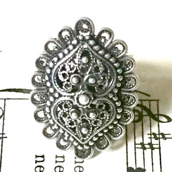 Jewelry | Sterling Silver Filigree Ring 925 | Poshmark